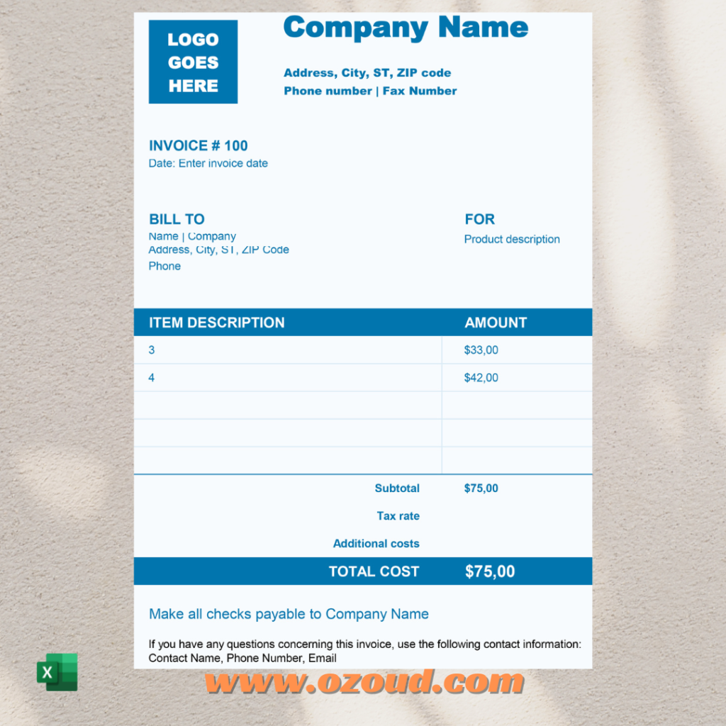 Checkbook Register Template - Ozoud